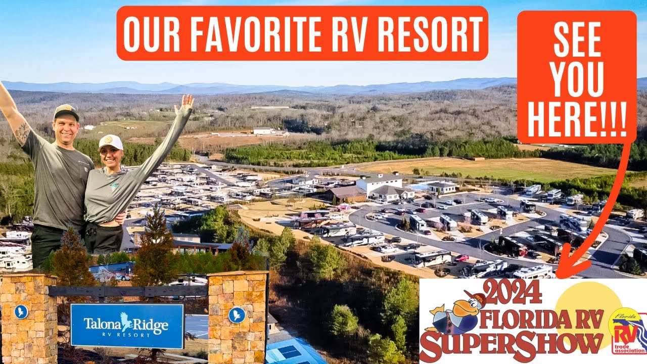 The BEST RV RESORT! The 2024 Florida RV Show & DIDN"T FIT in OUR SITE ...