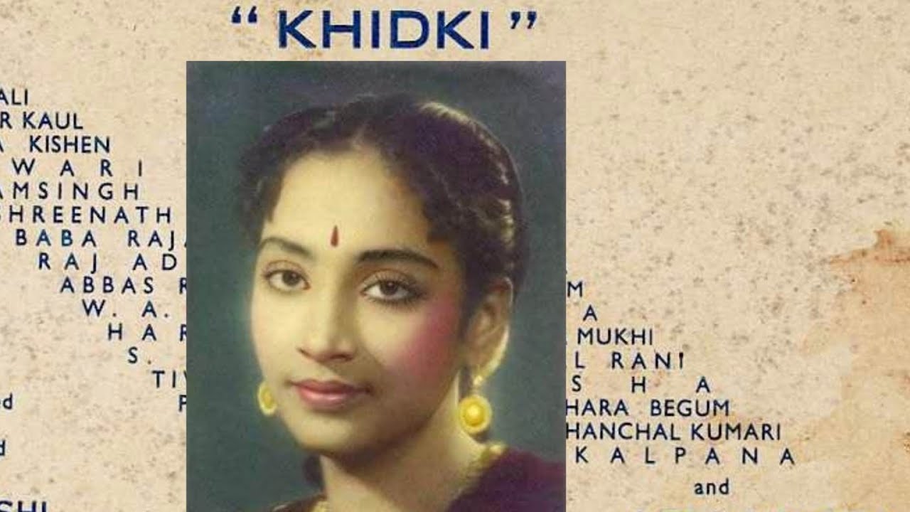 Tere Bina Soona Soona Geeta Dutt Chitalkar Lata Mangeshkar Khidki (1948) C Ramchandra/ PL ...