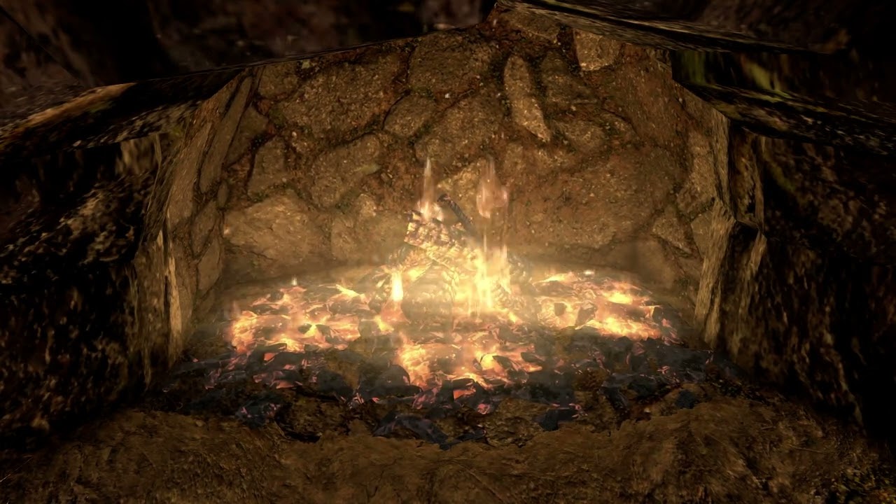 Skyrim Zoom Background - Fireplace - YouTube
