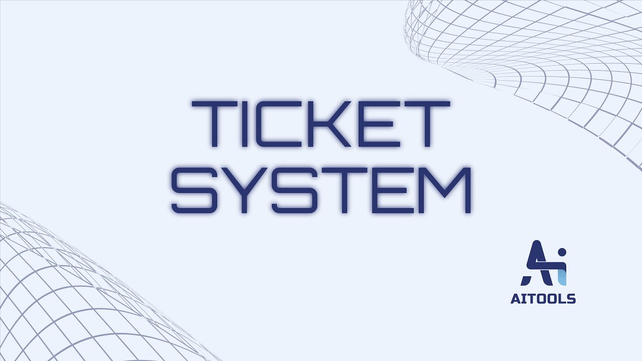 How to use Ticket system - YouTube