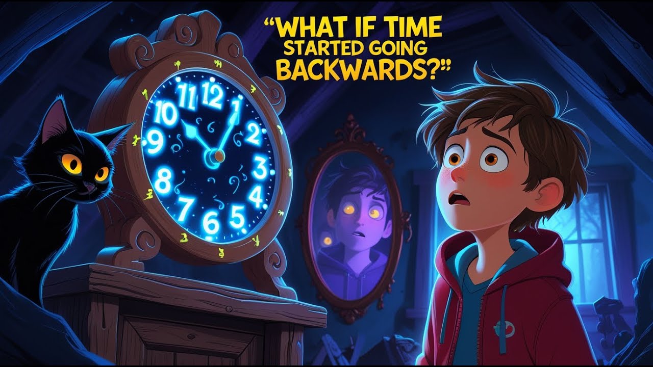 The Clock That Ticked Backwards ⏰ | Thrilling Time Loop Story for Kids ...