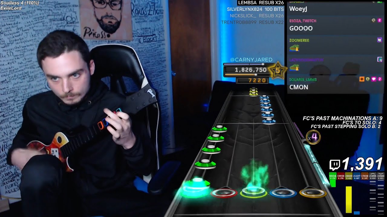 Soulless 4 110% Speed ~ Solo of a Robot CHOKE (7,249 NOTE STREAK) - YouTube