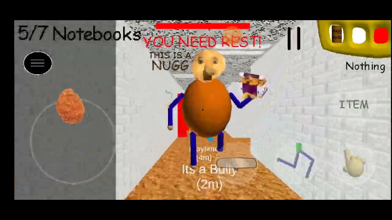 Baldi Likes Nuggs mod menu - YouTube