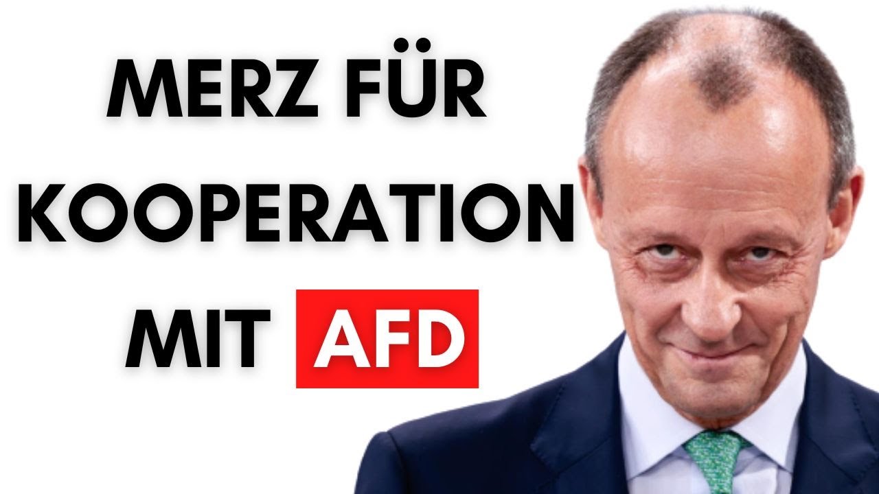 Merz gibt grünes Licht für Zusammenarbeit mit AfD! - YouTube