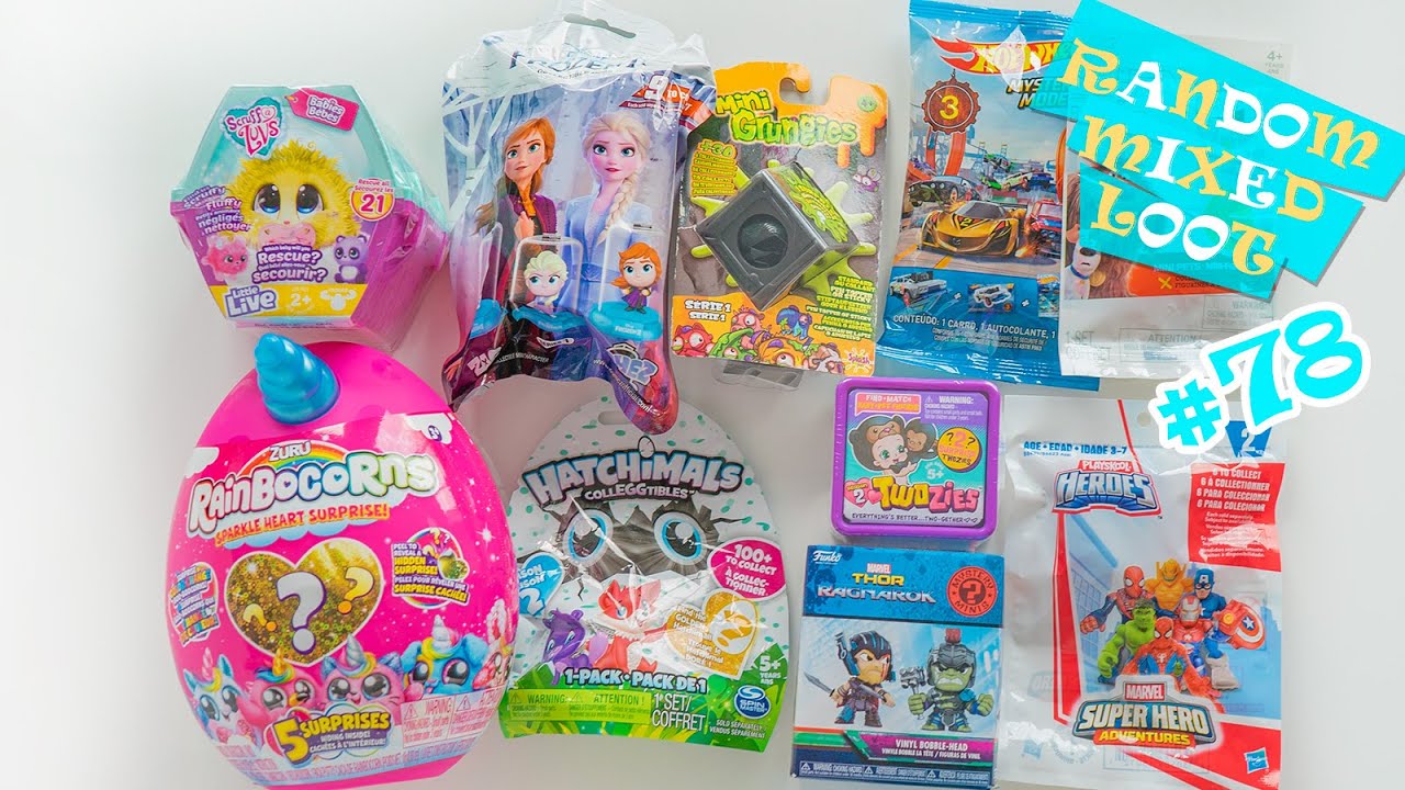 Random And Mixed Loot Opening Surprise Blind Bag Toys Unboxing #78 ...