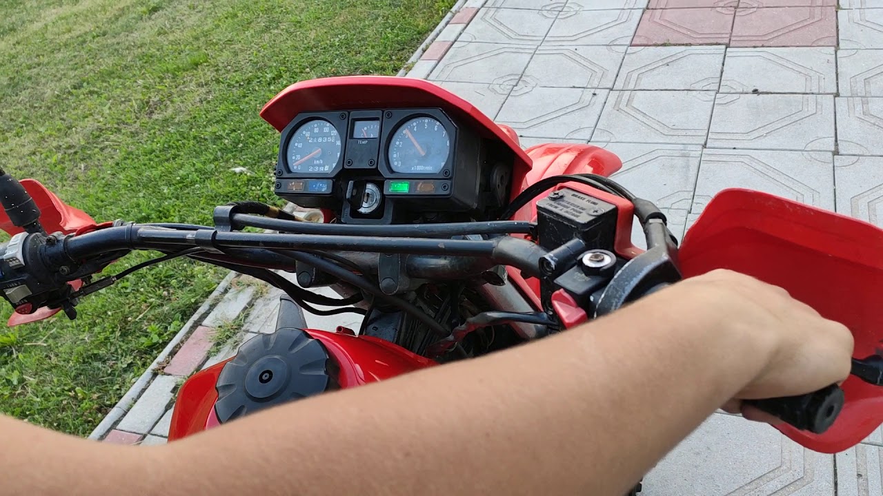 Kawasaki KLR 600 - test ride - YouTube