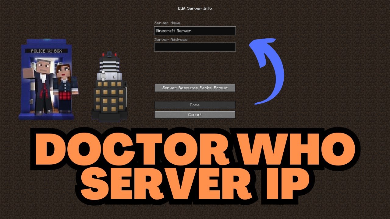 Minecraft Doctor Who Server IP Address - YouTube