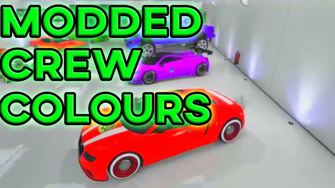 GTA 5 Paint Jobs - RARE PAINT JOBS ONLINE! Modded RGB Crew Colour/Paint ...