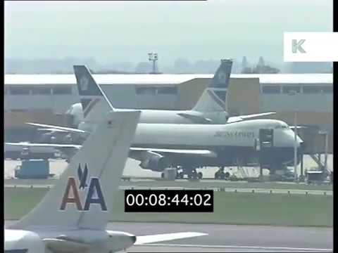 British Airways 1990s, Planes Landing, Heathrow - YouTube