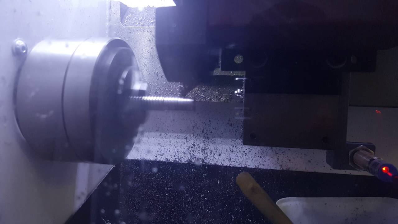 CNC Lathe Boxford TCL 125 Steel Turning - YouTube