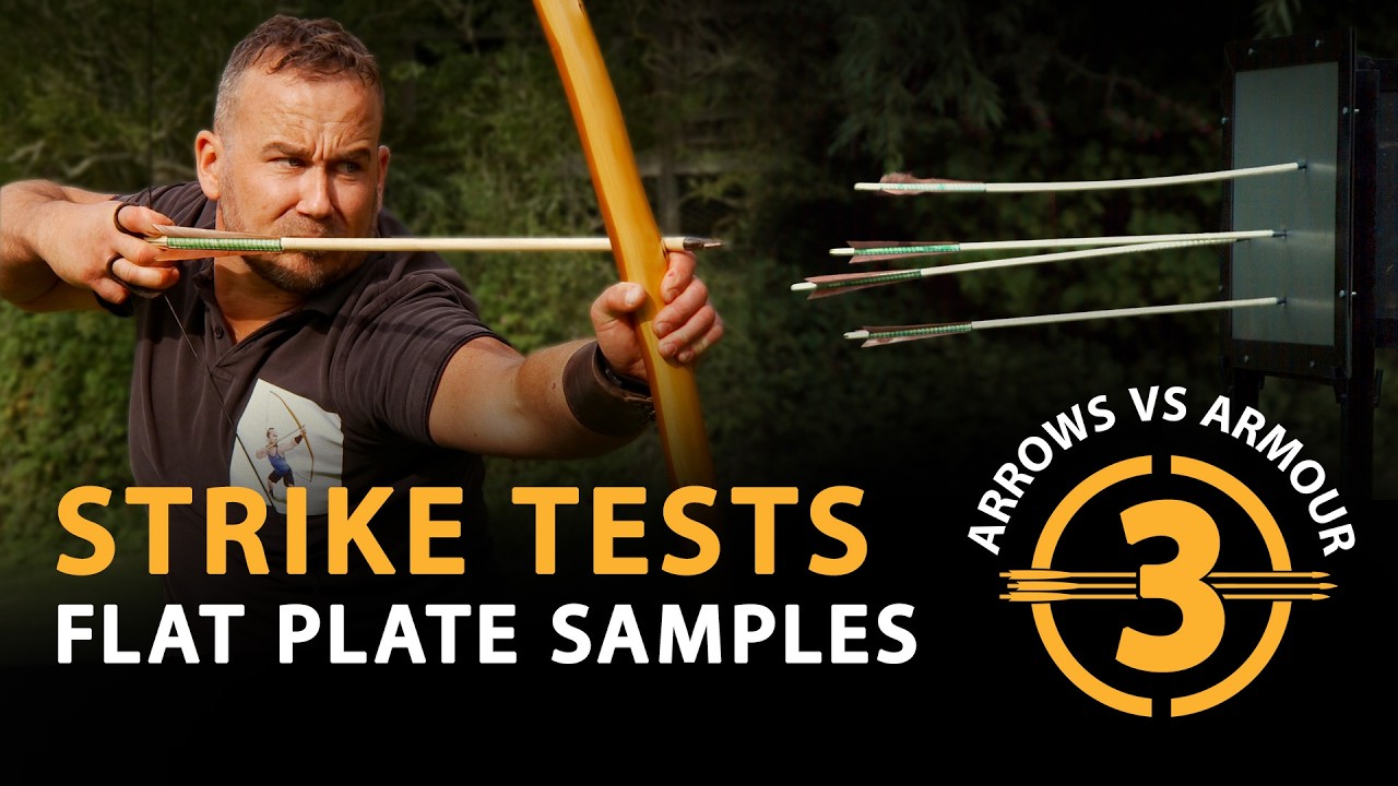 Flat Plate Strike Tests - for Arrows vs Armour 3 - YouTube