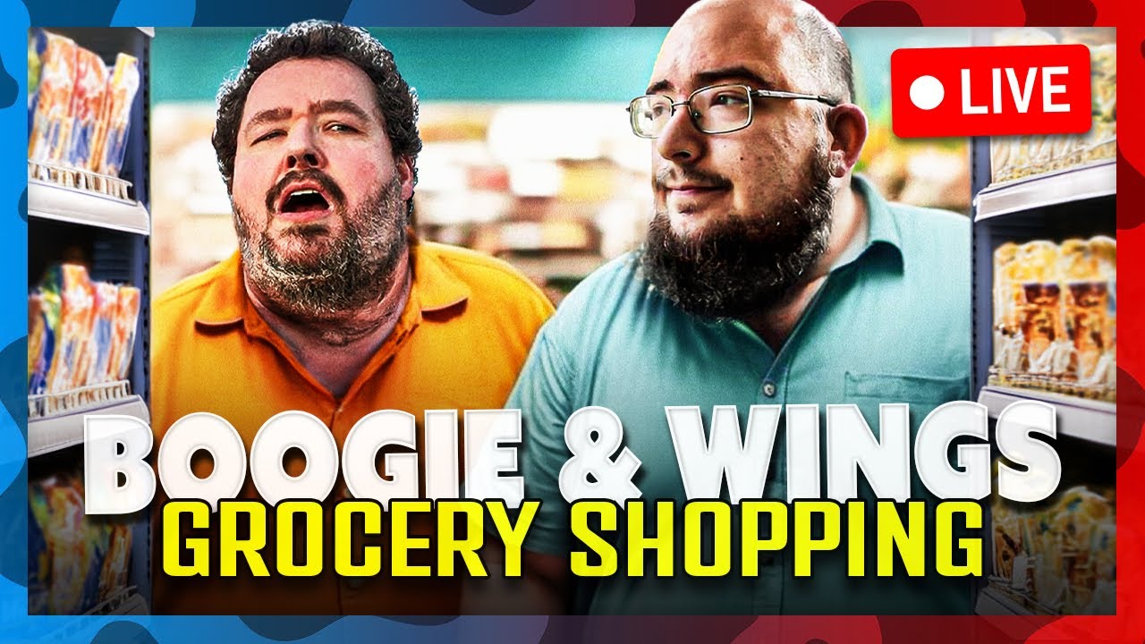 Boogie & Wings go Grocery Shopping ( LIVE ) - YouTube