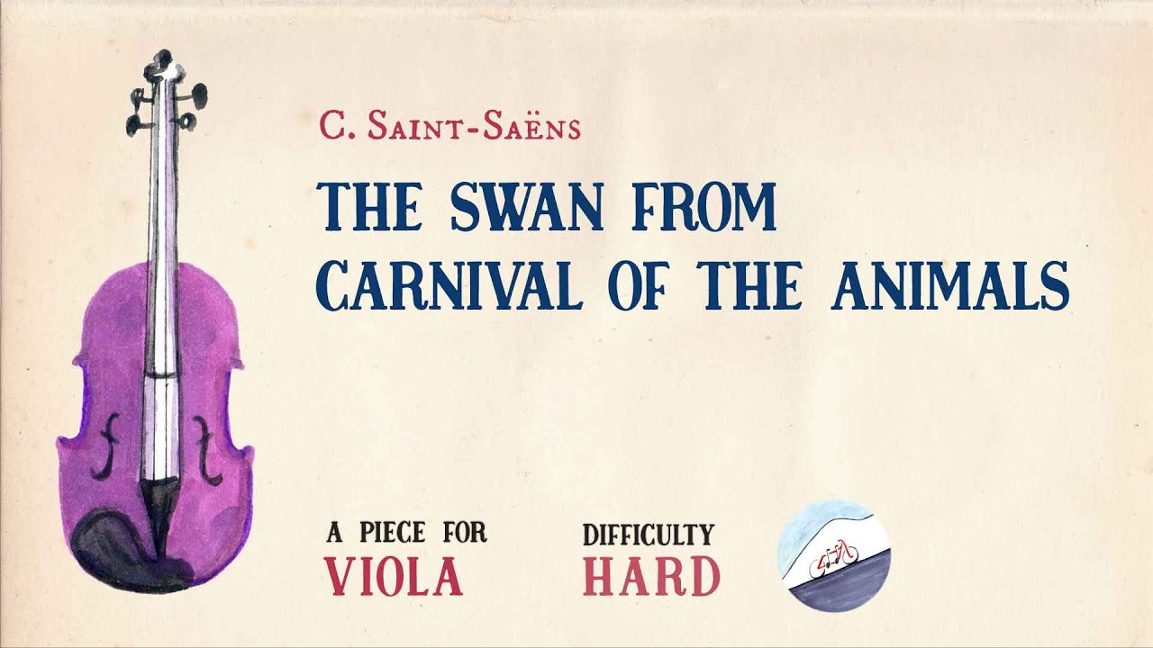 🎹 C. Saint-Saëns - The Swan from Carnival of the Animals [Piano ...