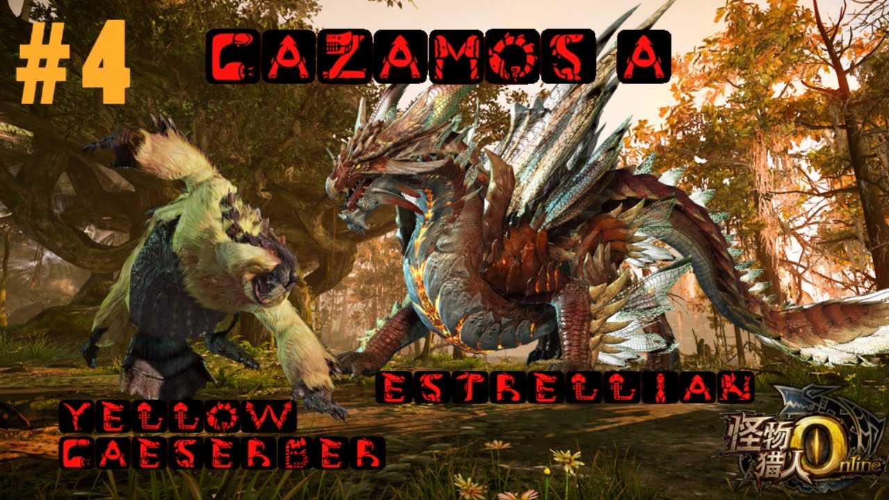 Monster Hunter Online Gameplay Español - #4 Cazamos a YELLOW CAESERBER ...