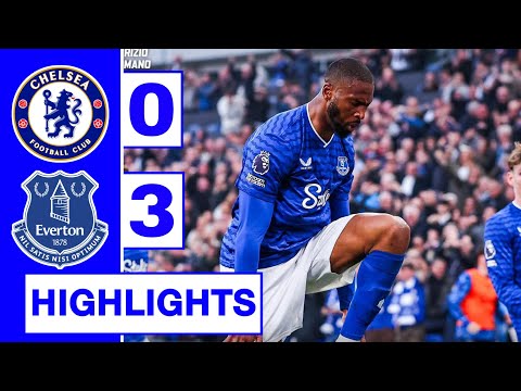 Chelsea vs Everton 0-3 Highlights & All Goals | Premier League 