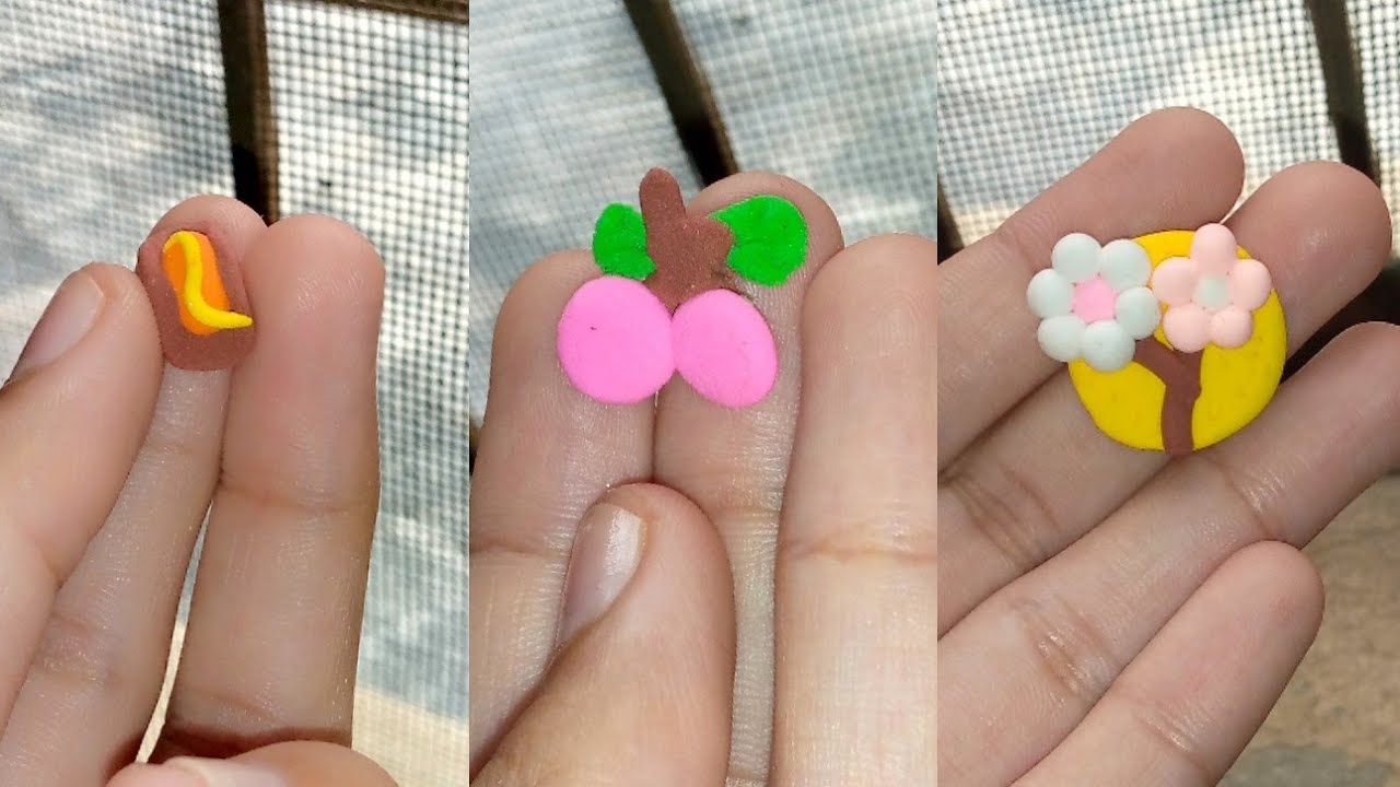 Polymer clay cute 🥰 things 🌹 Easy clay ideas for beginners 🥰🥳 Polymer ...