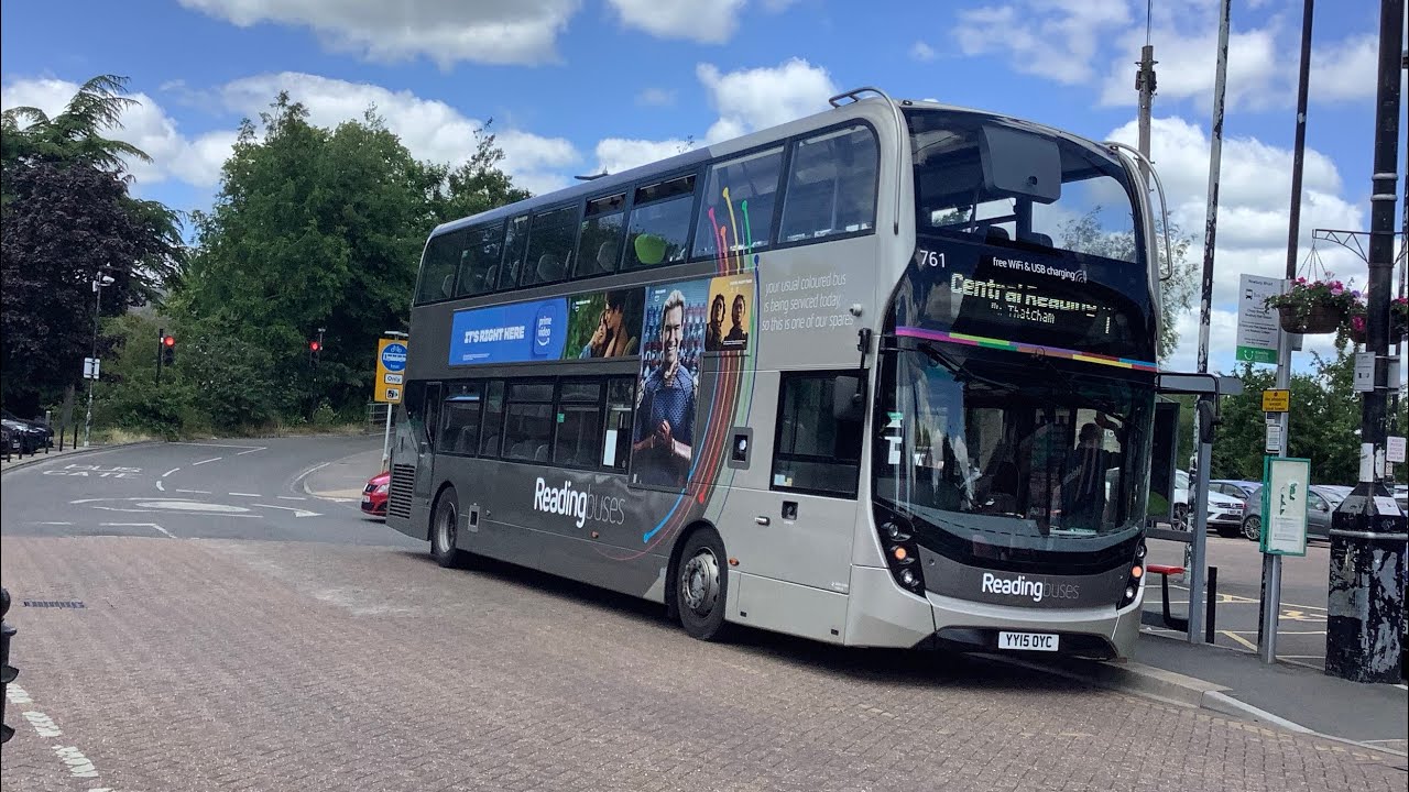 Reading Buses Enviro400MMC 761 (YY15 OYC) On Route 1 To Central Reading ...