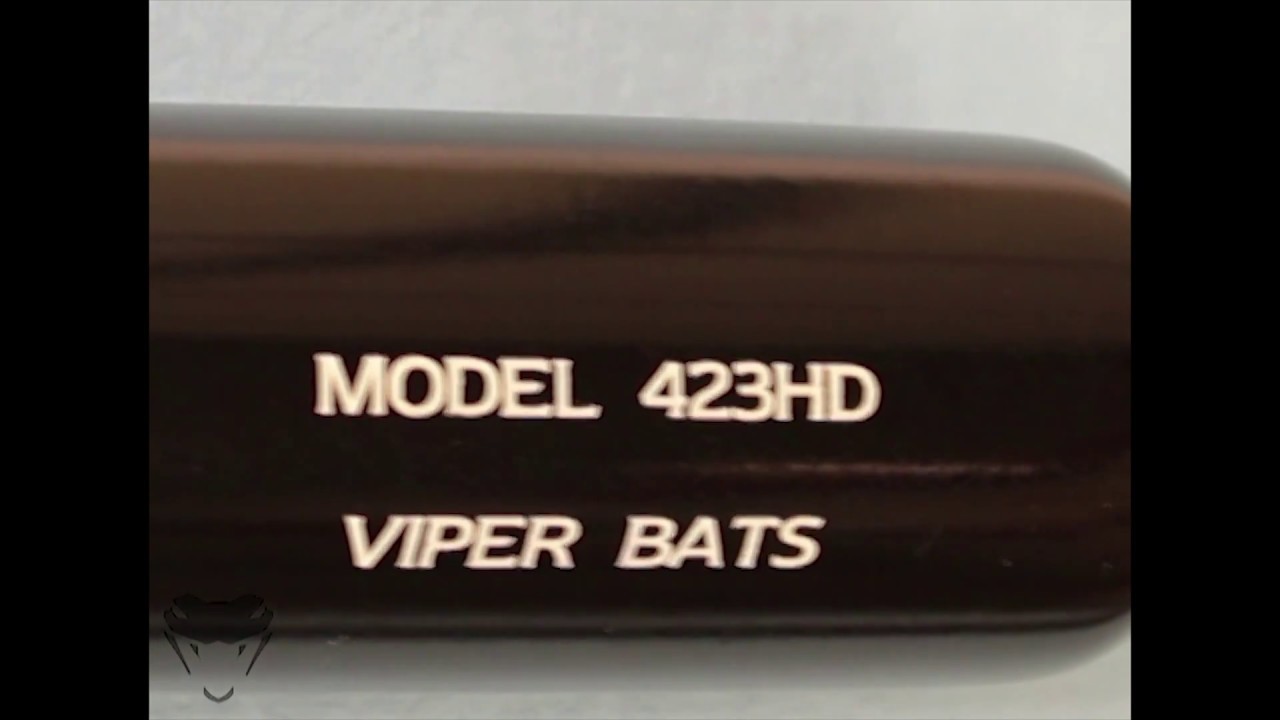Viper Bats 423 High Density Pro Maple Baseball Bat - YouTube