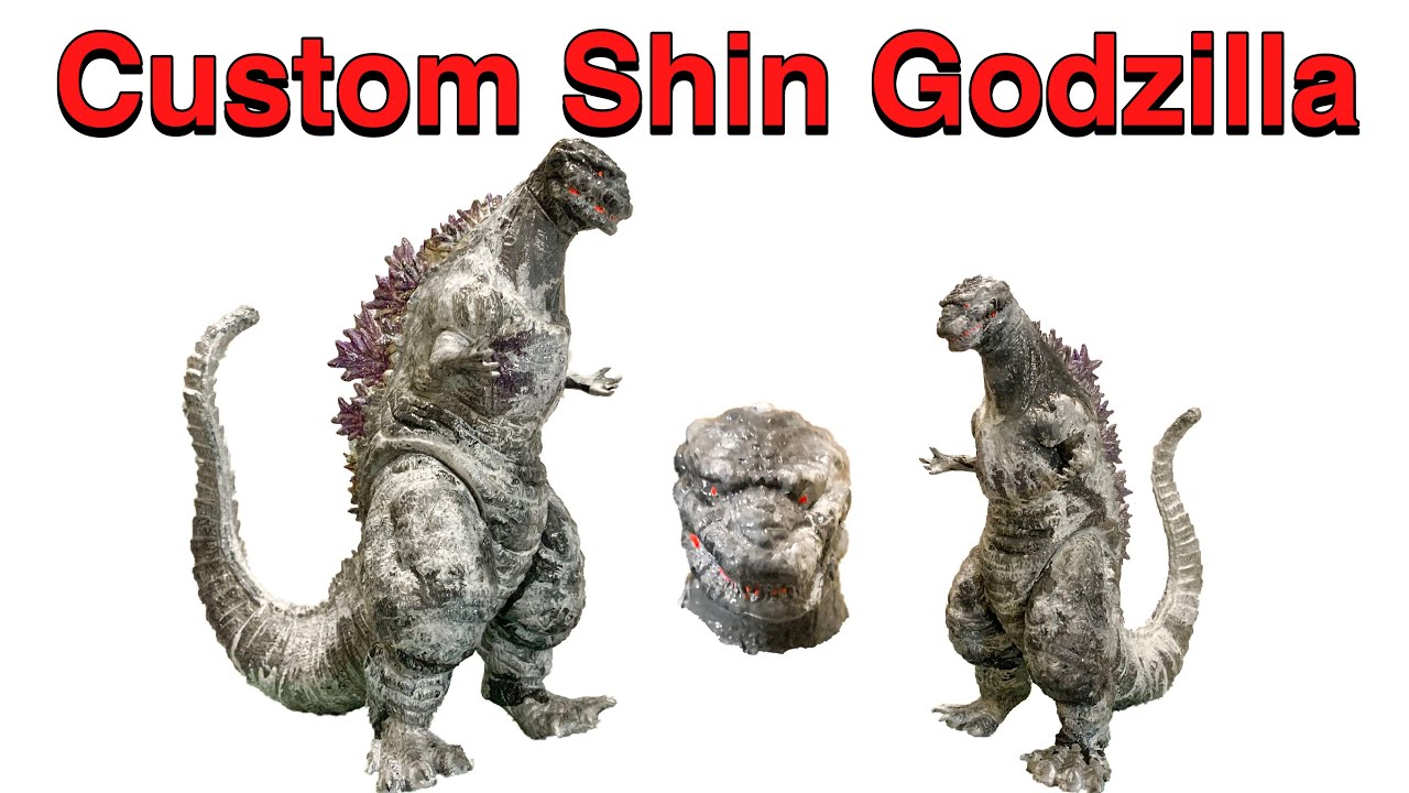 Marmit Shin Godzilla— “Mid-Freeze” Custom Painted Figure - YouTube