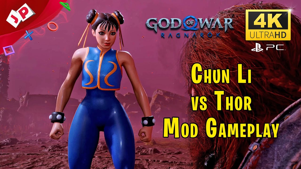 Chun Li vs Thor God of War Ragnarok PC Mod Gameplay - YouTube