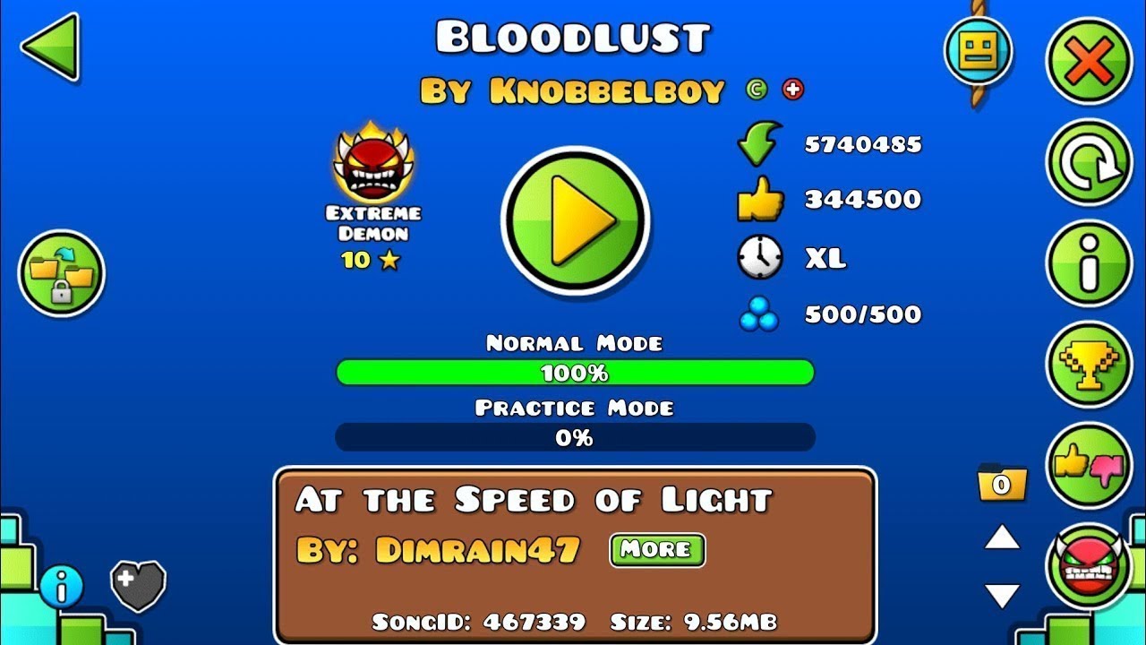 I COMPLETED BLOODLUST!!! | Geometry Dash - YouTube