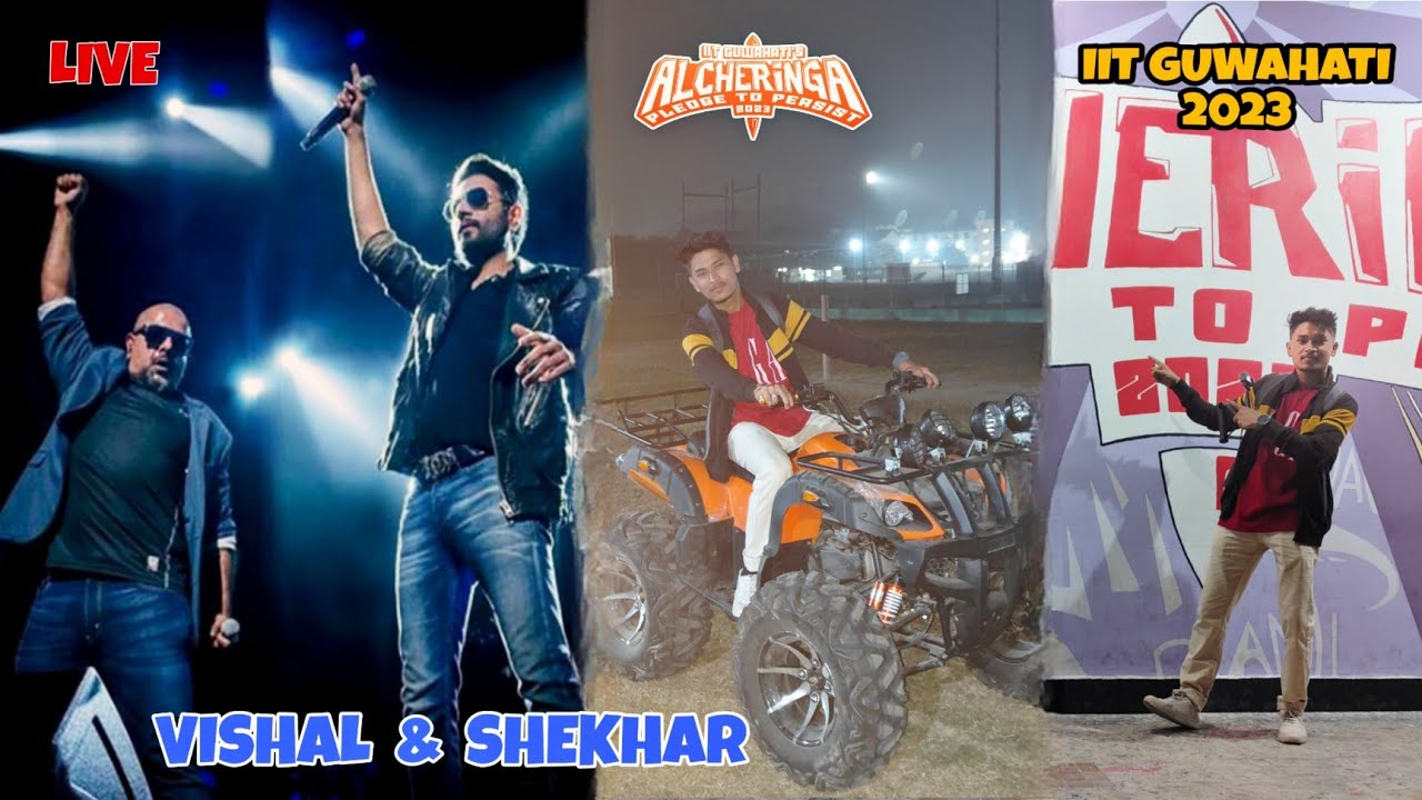 Alcheringa IIT Guwahati 2023 | Vishal And Shekhar Live Concert In IIT Guwahati 📍 | STAY WITH ...