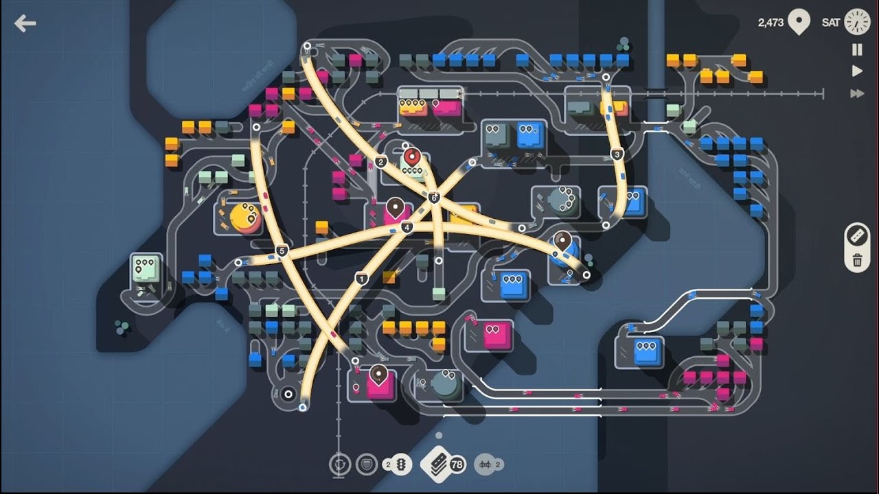 Mini Motorways | Mumbai | New Best Score | Top 5% | 2505 Trips | No ...