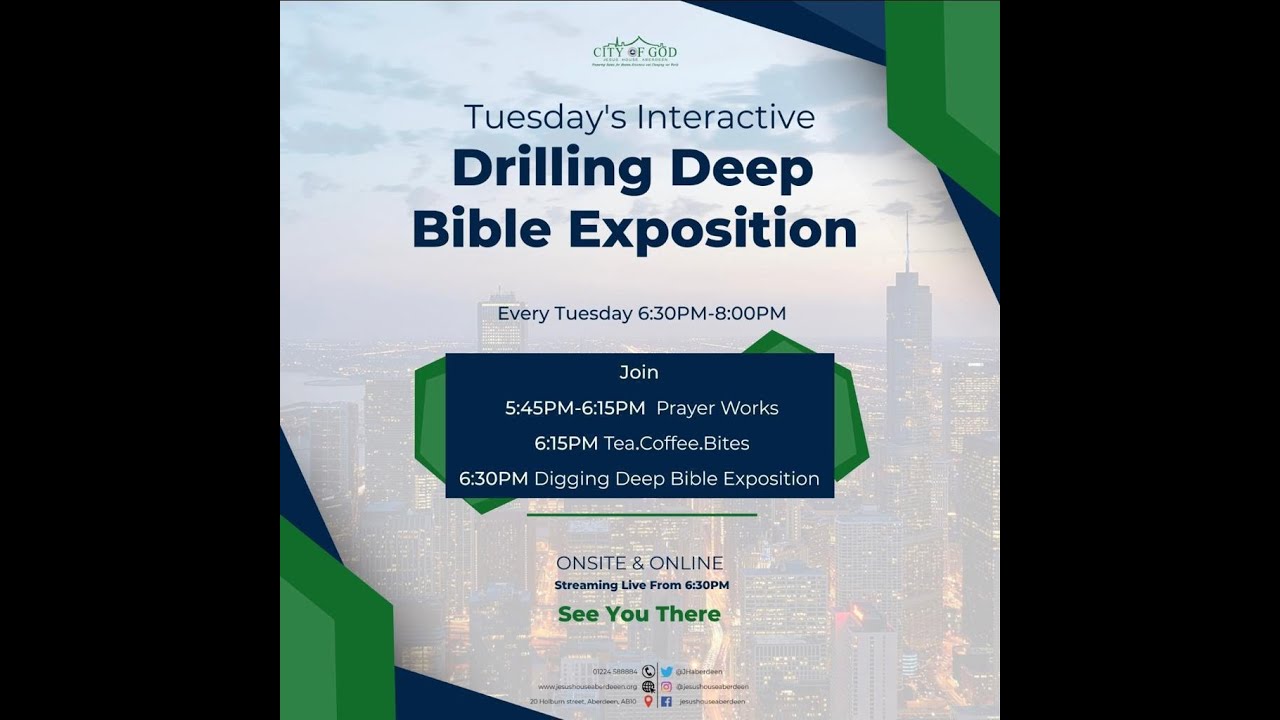 Tuesday Bible Exposition Service - 02/07/2024 - YouTube