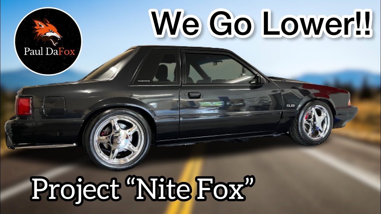 WE GO LOWER…WITH OUR FOXBODY NOTCH aka Project “Nite Fox" 🦊 // How-To ...