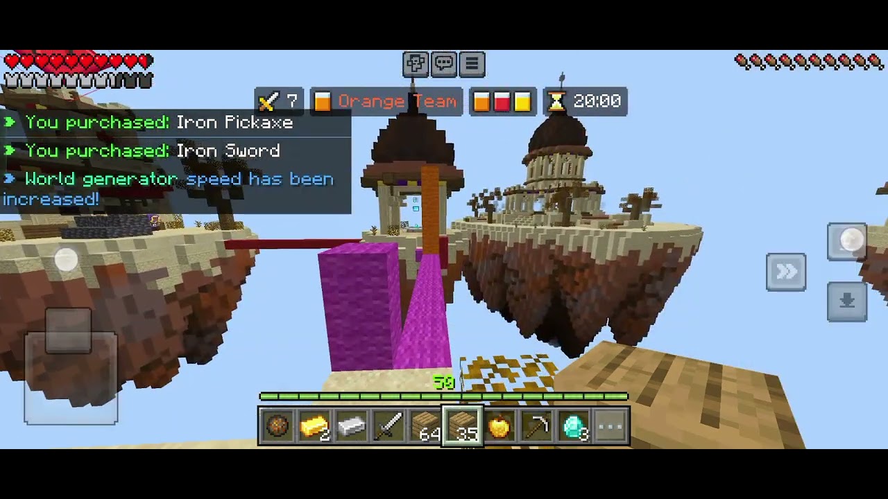 minecraft BedWars Part 1 - YouTube