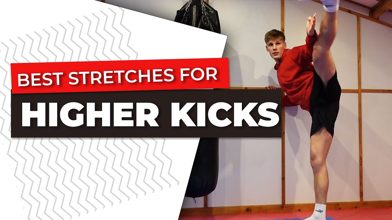 Effective stretches for higher kicks - YouTube