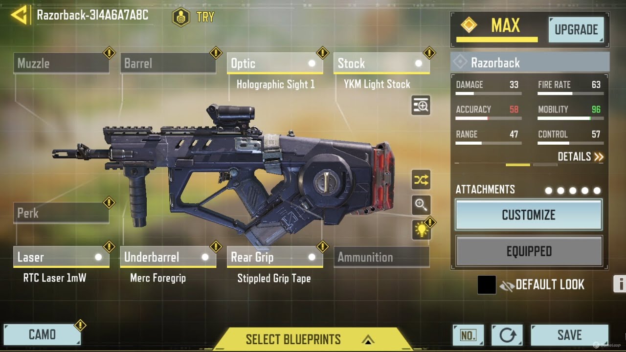 JUST TO GOOD RAZORBACK GUNSMITH | CODM - YouTube