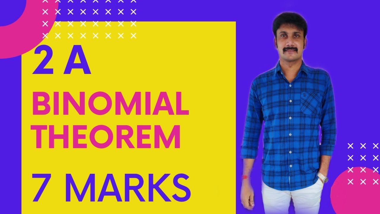 BINOMIAL THEOREM 7 MARKS (PART 10) - YouTube