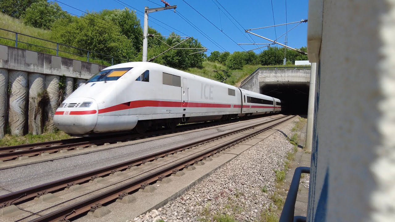 German Highspeed Train - DB ICE1 - YouTube