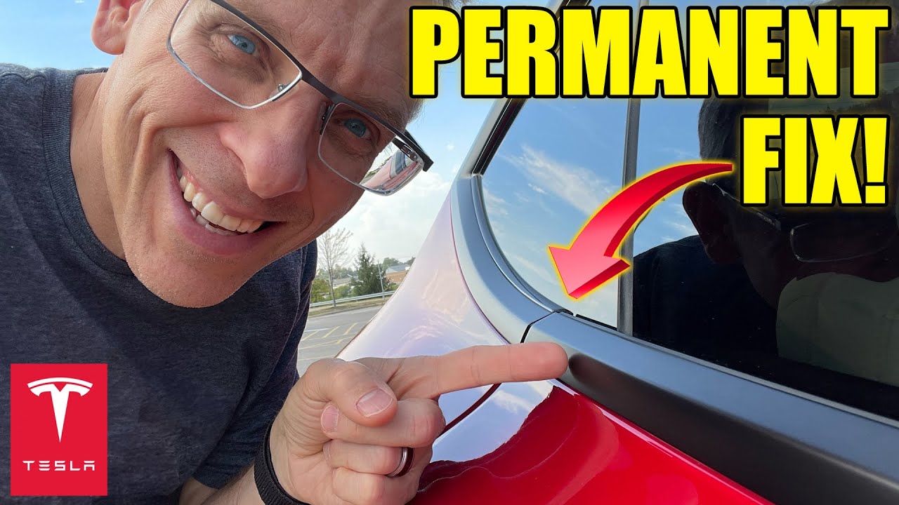 Finally! A Permanent Fix For Tesla Discolored Trim! - YouTube