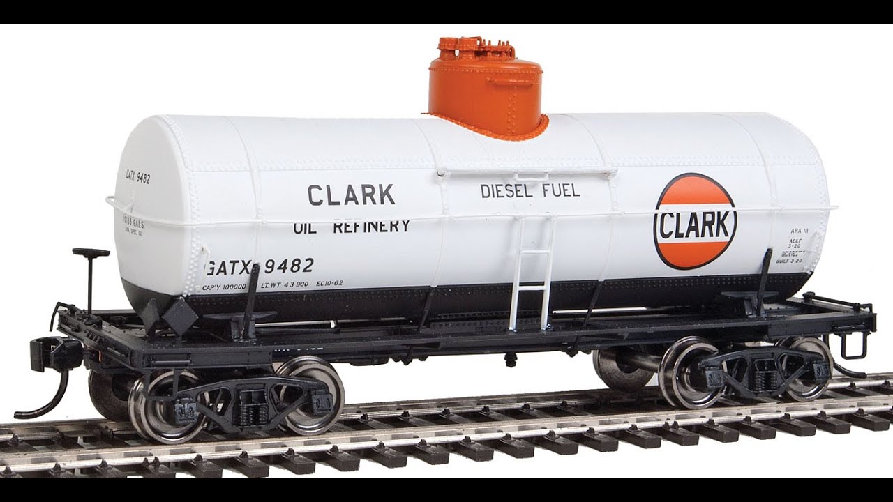 Walthers Proto ~ 10,000 Gallon ~ CLARK ~ Diesel Fuel Tank Car ~ HO ...