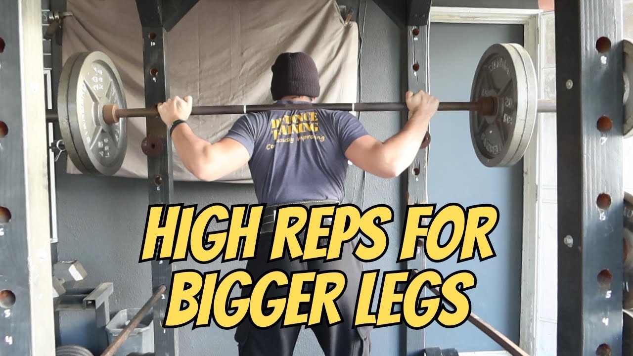 FIRST WORKOUT OF 2024 ** HIGH REP HOME GYM LEG WORKOUT FOR BIGGER LEGS ...