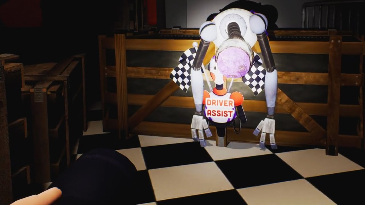 FNAF SECURITY BREACH | ENTRO POR PRIMERA VEZ EN Roxy's Raceway ! Y ...