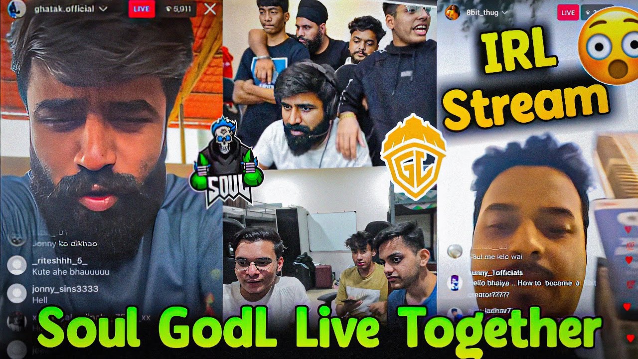 Soul GodLike Live Together IRL Stream Possible😍? Spero Reply - YouTube