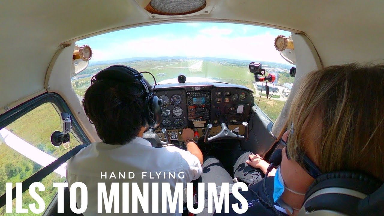 Hand Flying an ILS Approach to Minimums: IFR Flight in a Cessna 172 to ...