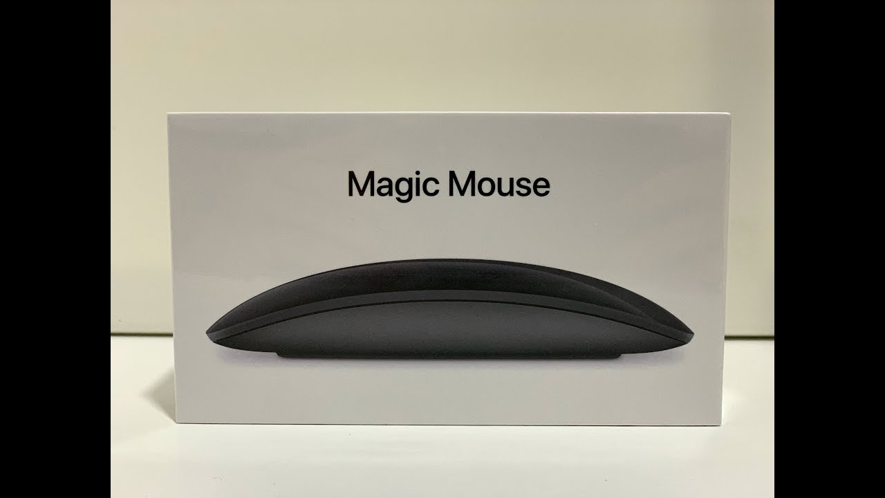 Apple magic mouse 2 space grey unboxing 开箱 and how to connect bluetooth ...
