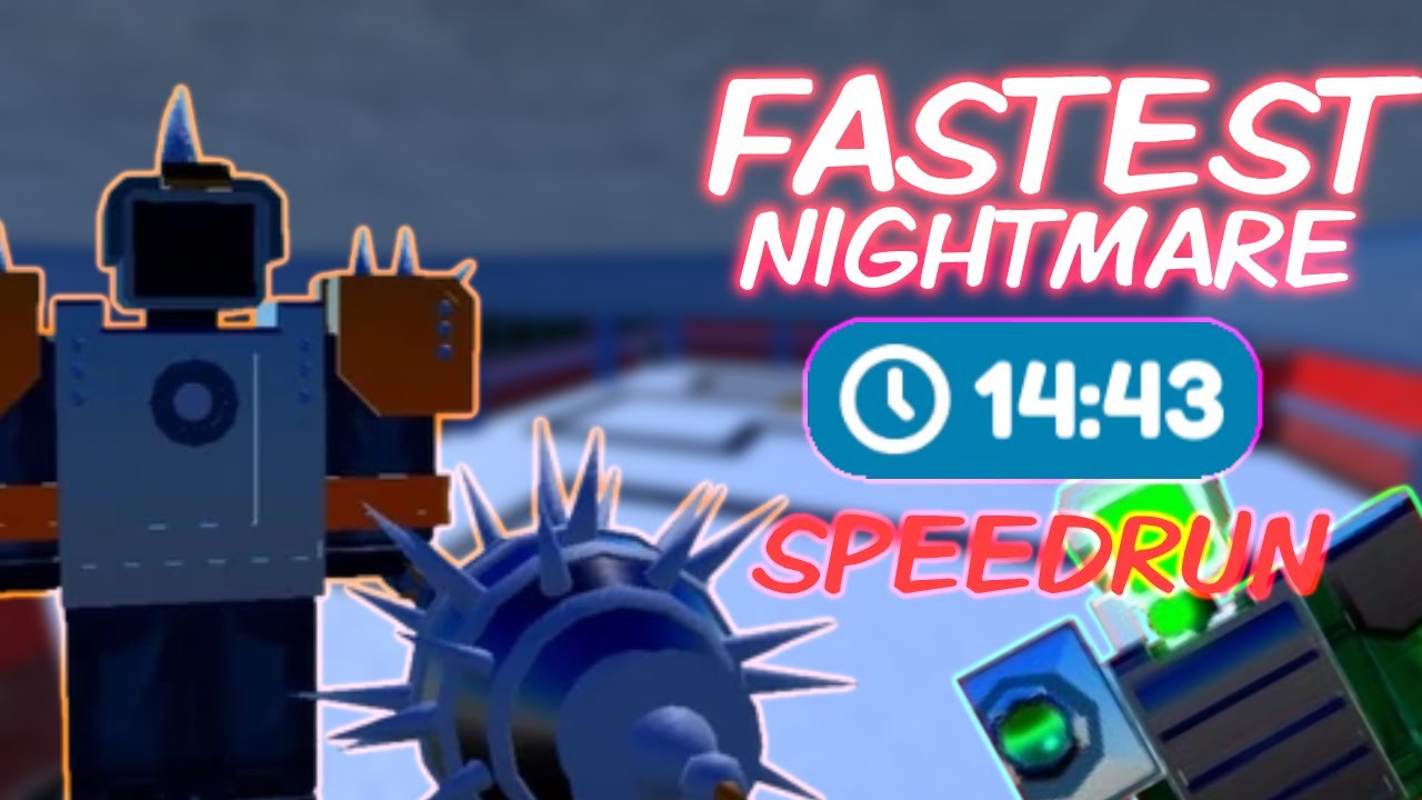 THE FASTEST NIGHTMARE MODE SPEEDRUN | Toilet Tower Defense - YouTube