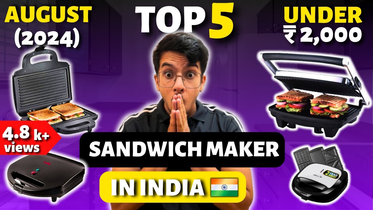 Top 5 Best sandwich maker | sandwich maker | Best Sandwich Maker under 2000 - YouTube