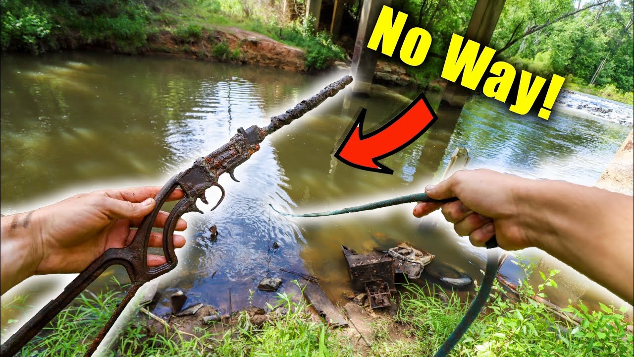 What I Found Magnet Fishing Could've Killed Someone (Crazy Find) - YouTube
