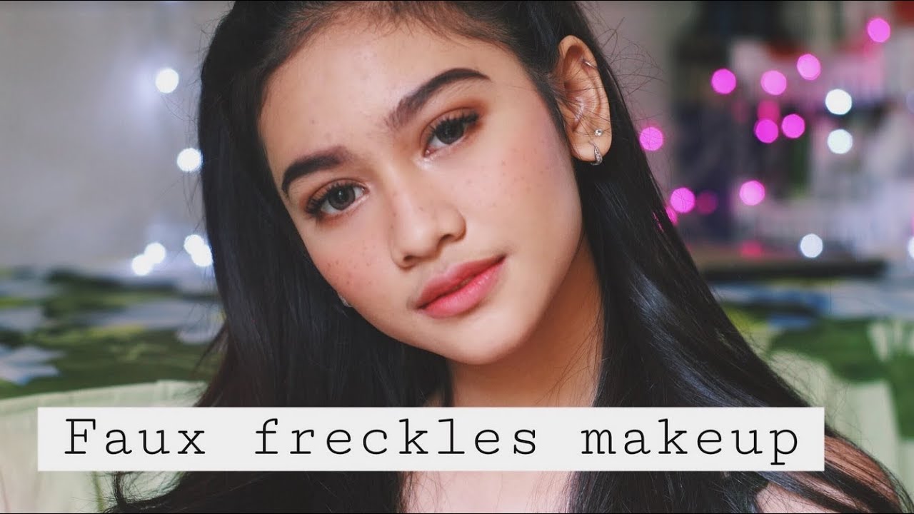Faux Freckles Makeup | Sarah Tuff - YouTube