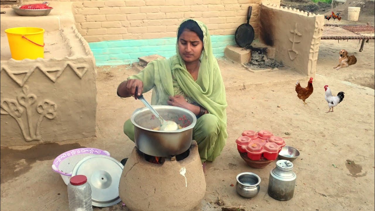 Village Sham Ki Handi Roti | Traditional Village Routine | Pakistan ...