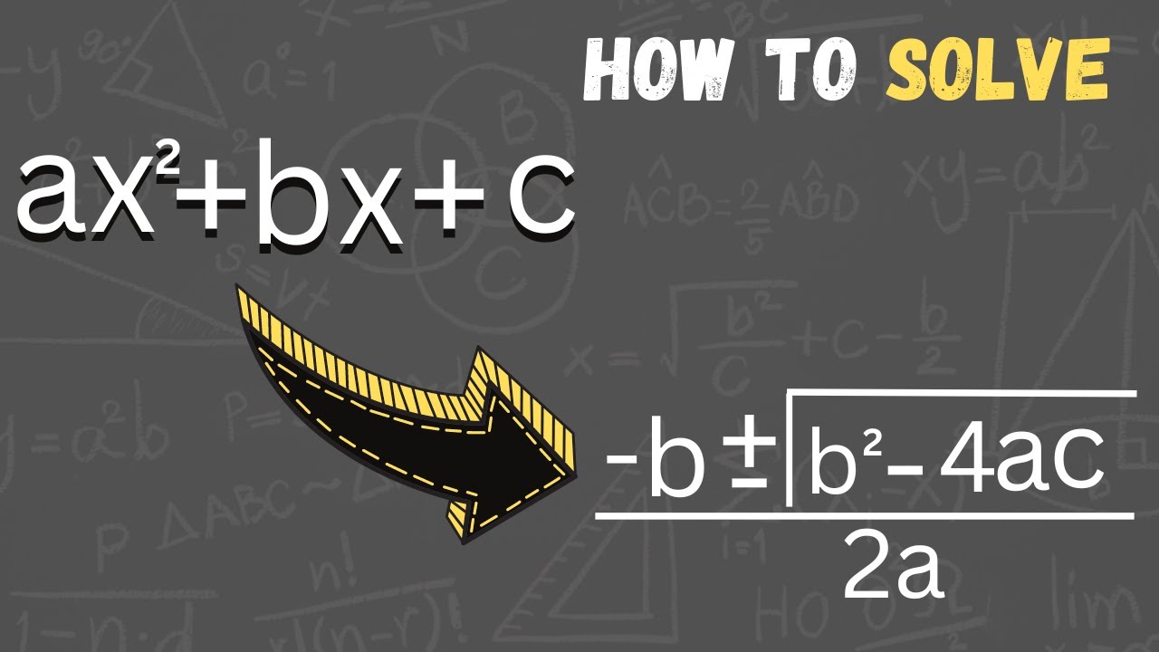 How the quadratic equation formula was derived. - YouTube