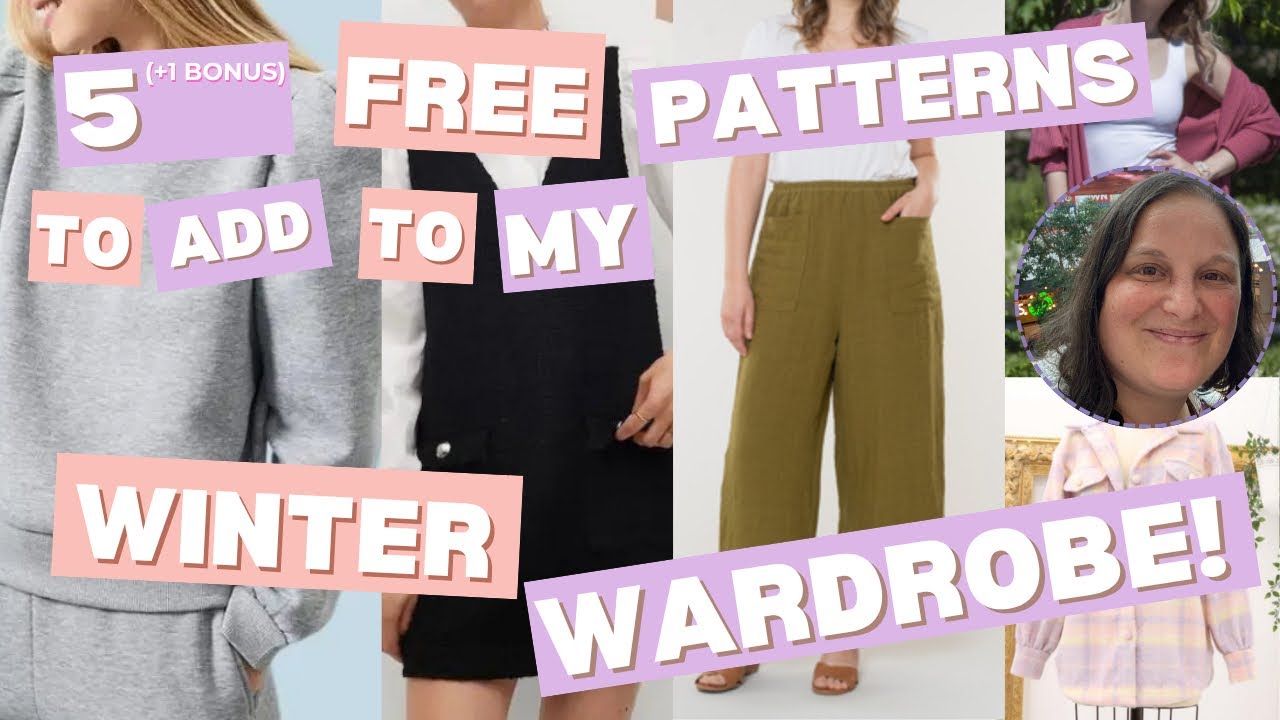 🧵 5 Free Winter Sewing Patterns (+1 Bonus!) | My winter garment sewing ...