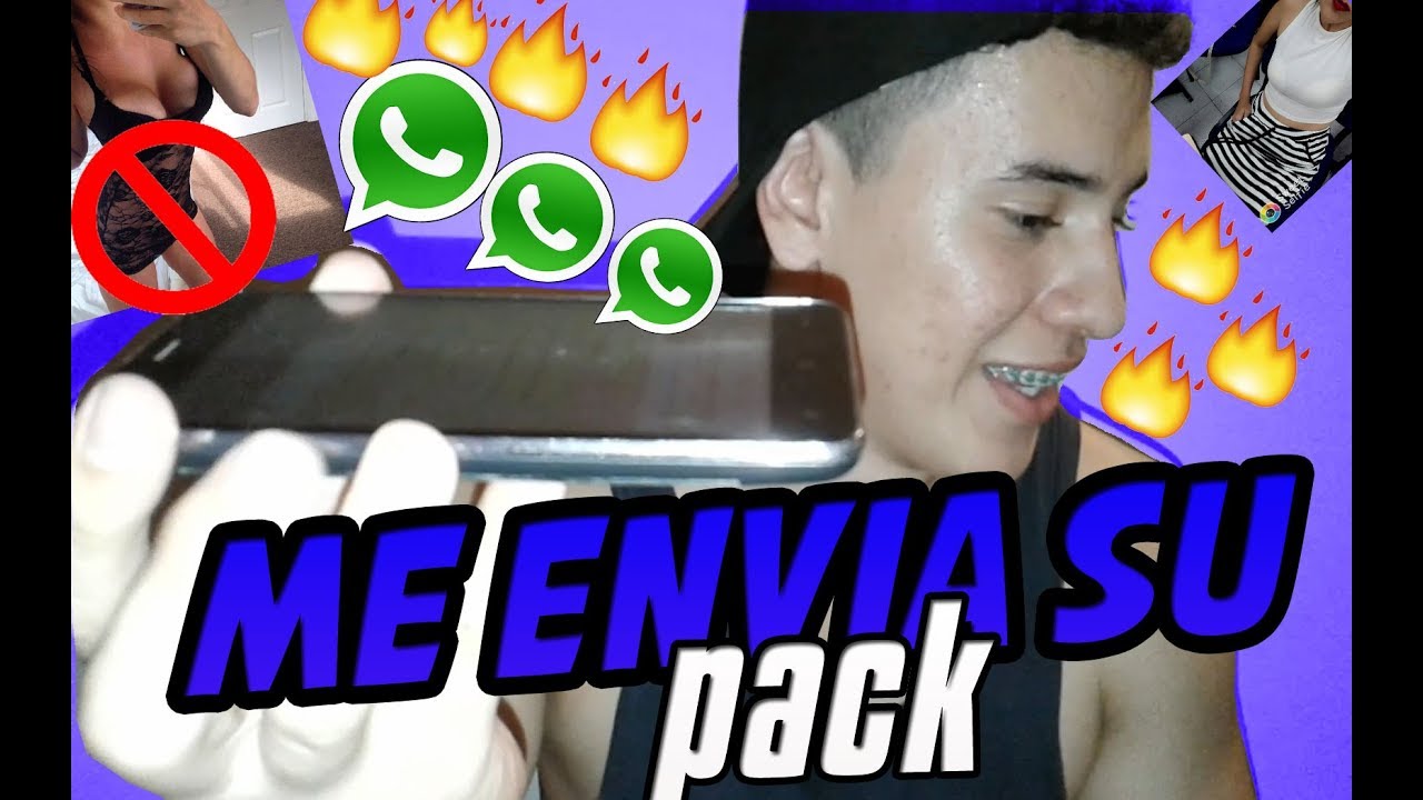 BROMA POR WHATSAPP A MI AMIGA, ME ENVÍA SU PACK - YouTube