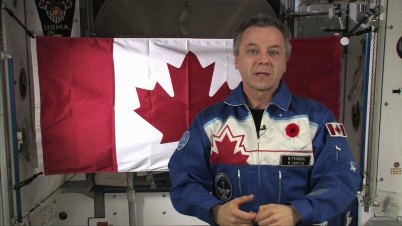 Remembrance Day Message from Space - YouTube